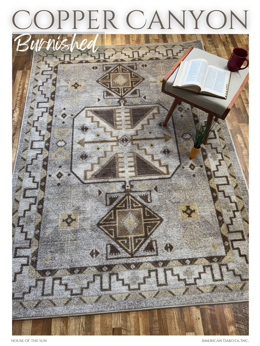 Copper Canyon burnished area RUG – Southwest Bedazzle