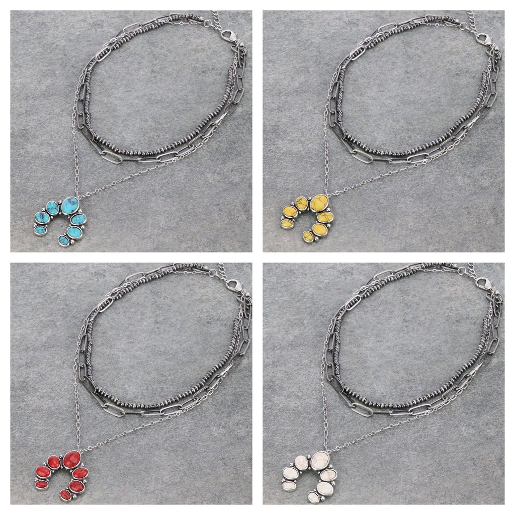 Layered Squash chain NECKLACE – Southwest Bedazzle