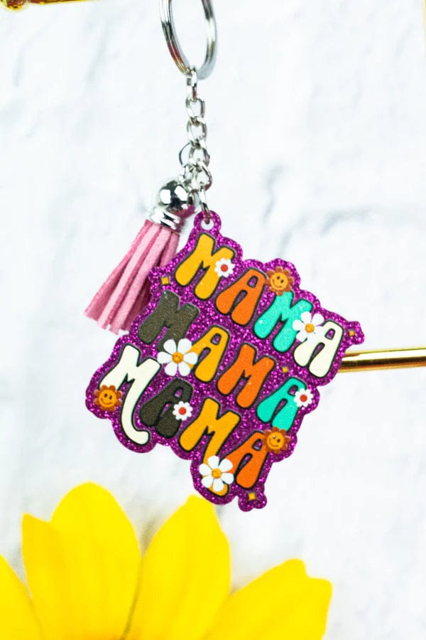 Mama keychain pink – Southwest Bedazzle