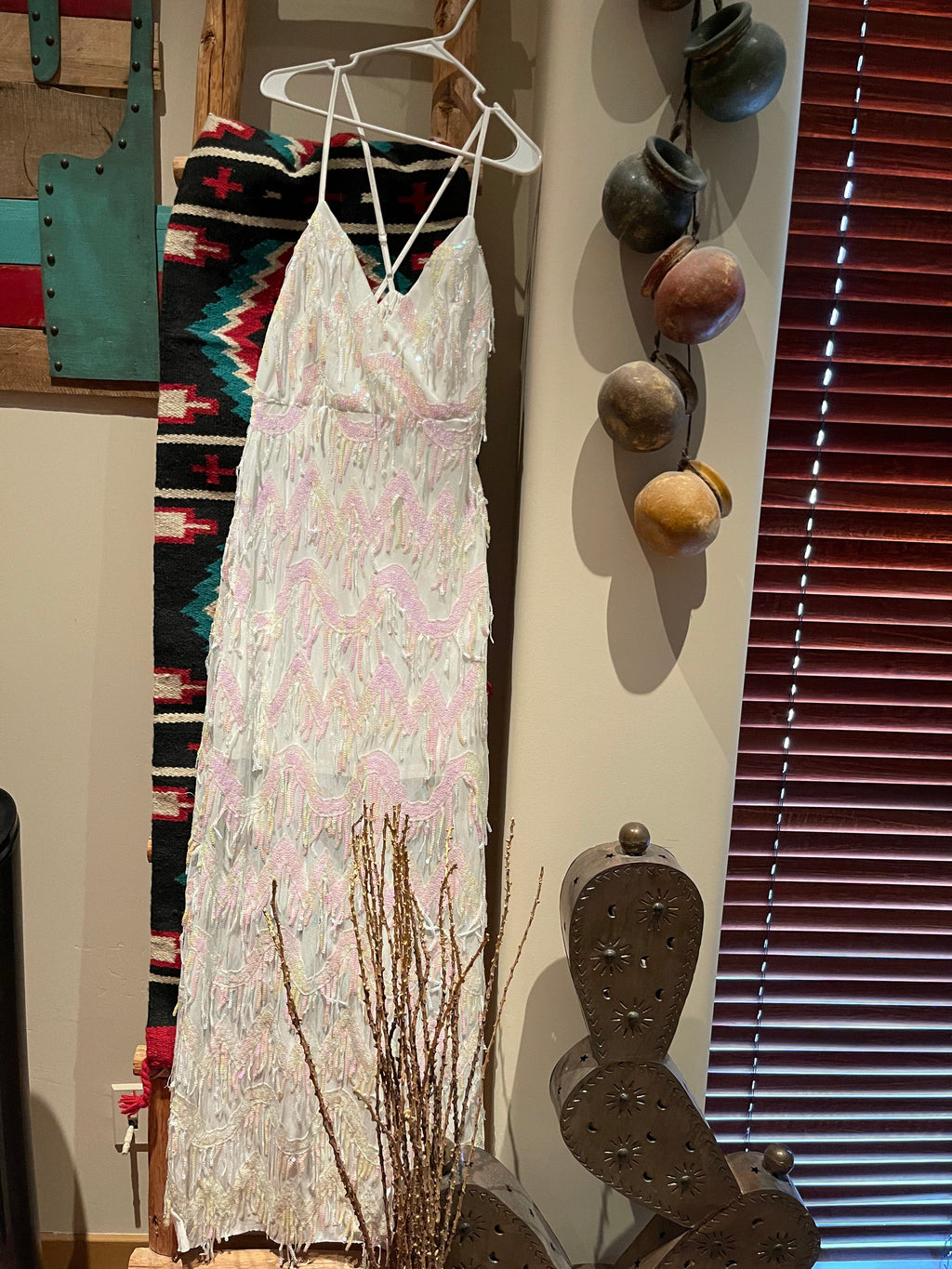 New MEDIUM sequin Wedding/prom dress – Southwest Bedazzle