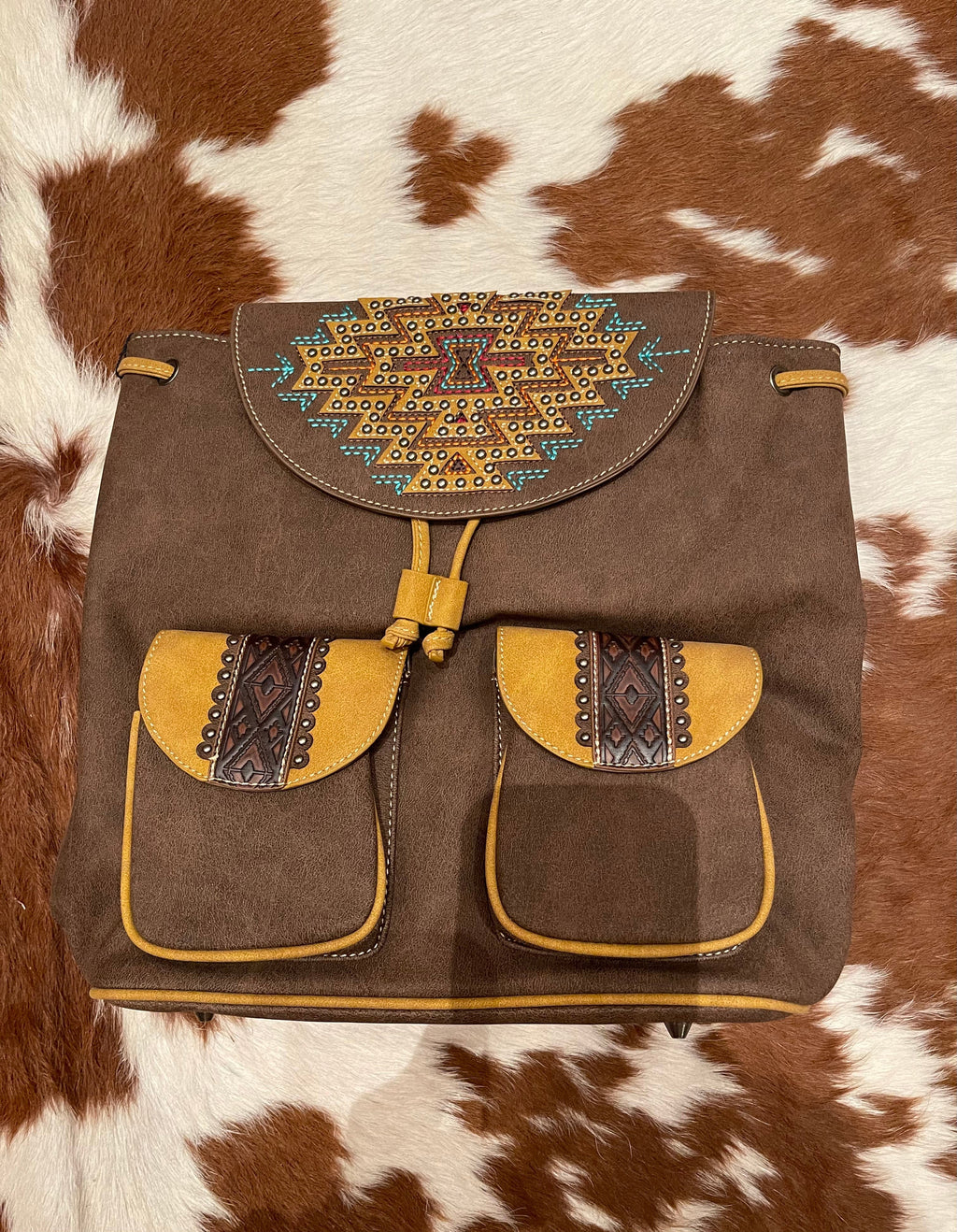 Studded Aztec BACKPACK – Southwest Bedazzle