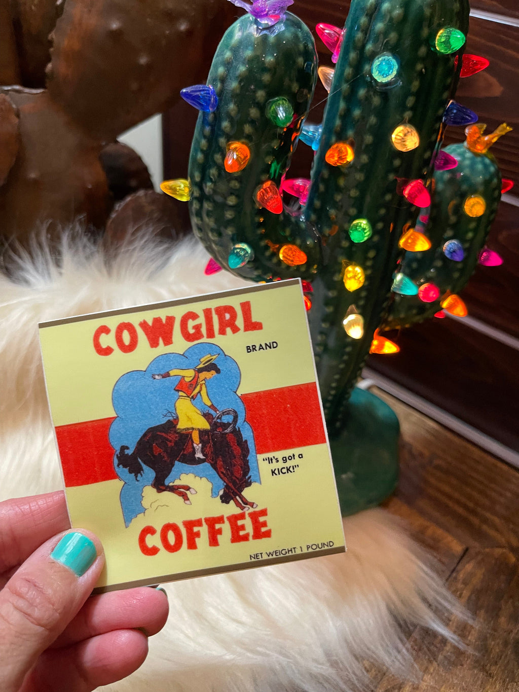 Western Retro sticker – Southwest Bedazzle