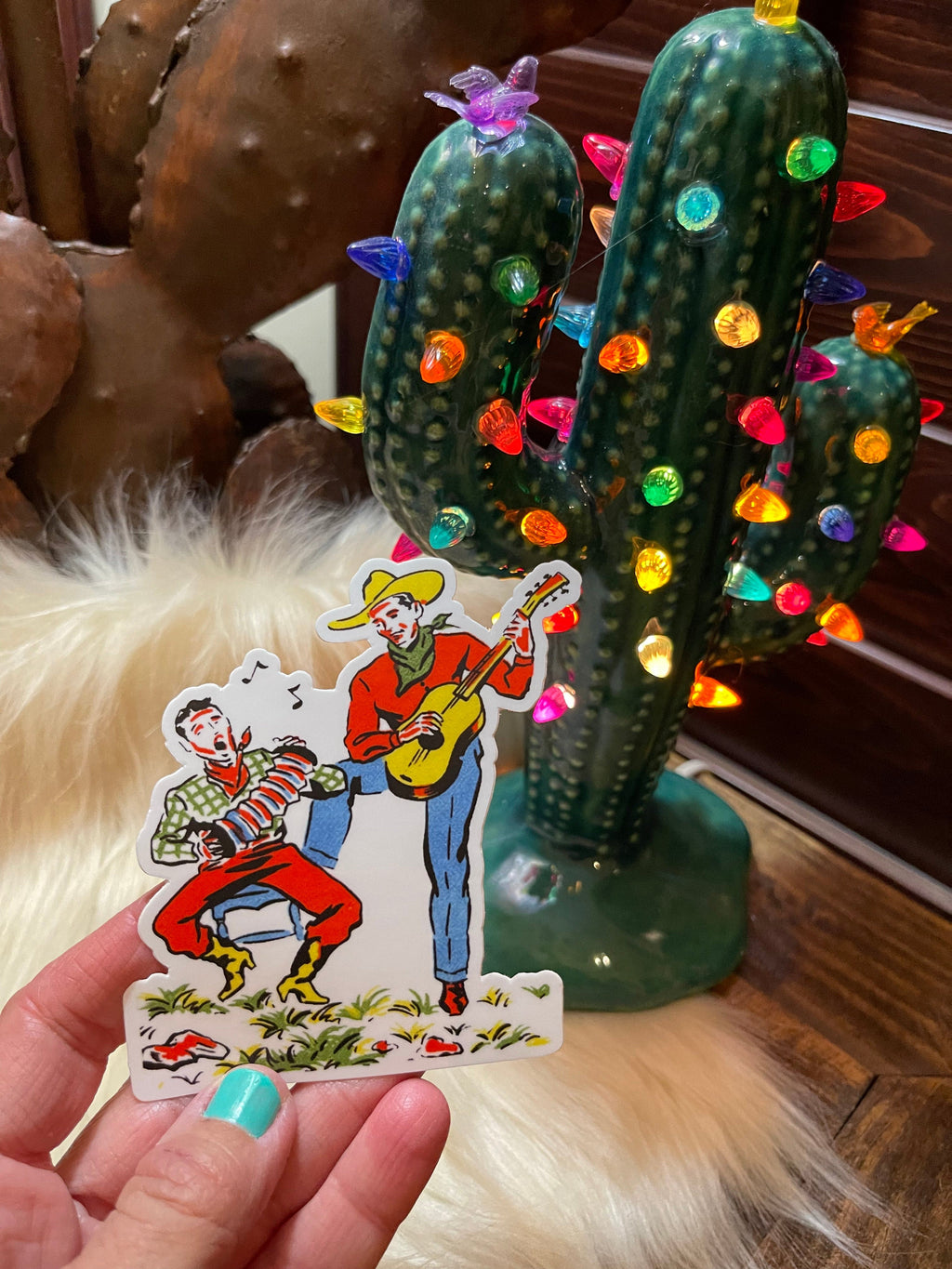 Western Retro sticker – Southwest Bedazzle