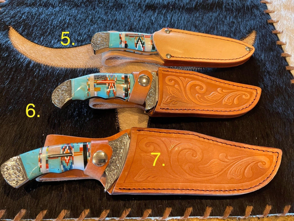 XL Native Turquoise knife – Southwest Bedazzle